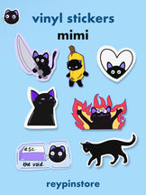 Mimi Set of 7 | Vinyl Stickers – Shichisōru